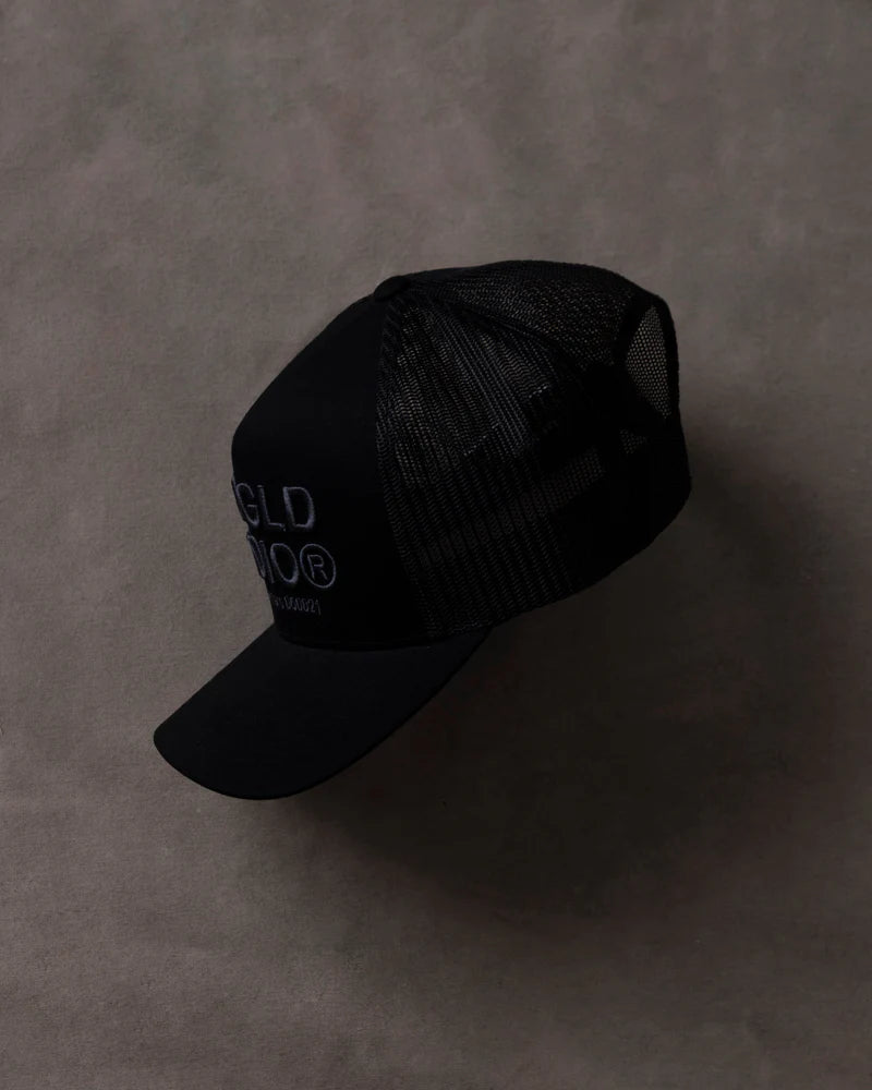 BASICS UNDGLD STUDIO TRUCKER CAP BLACK – Drop