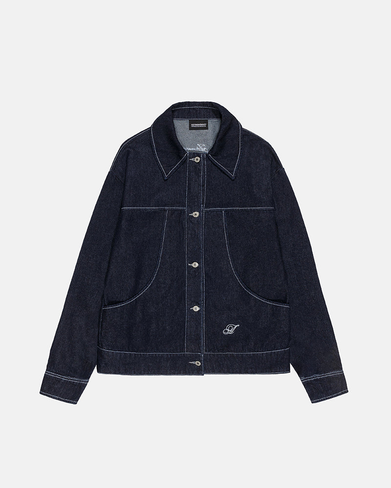 ASTRONOMIC CHAQUETA DENIM AZUL RAW – Drop