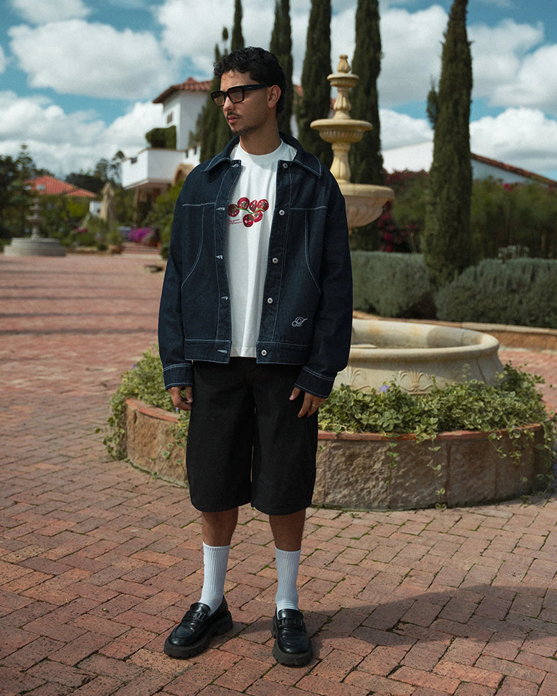 ASTRONOMIC CHAQUETA DENIM AZUL RAW – Drop